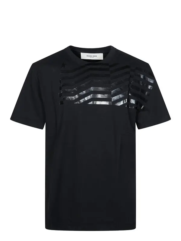 GOLDEN GOOSE Short Sleeve T-shirt - Nero