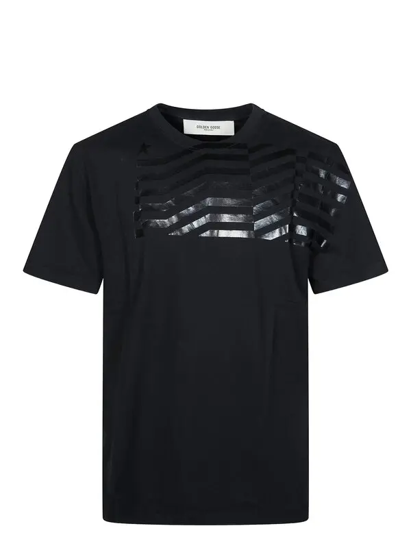 GOLDEN GOOSE Short Sleeve T-shirt - Nero