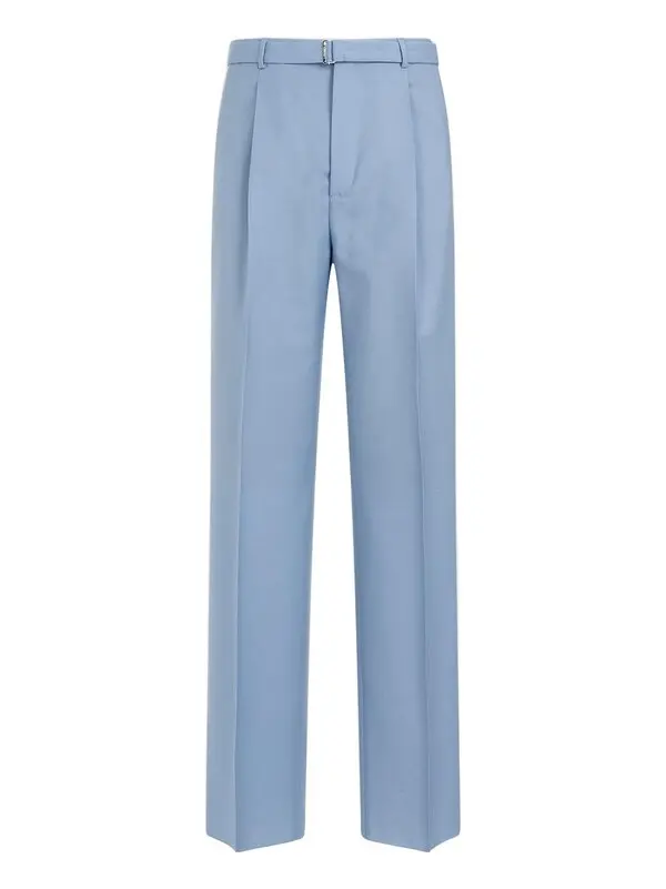 LANVIN Wide-leg Trousers - Blue
