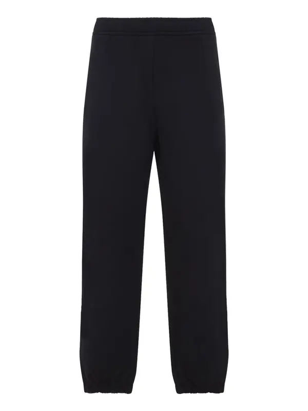 LANVIN Logo-appliqué Track - Black