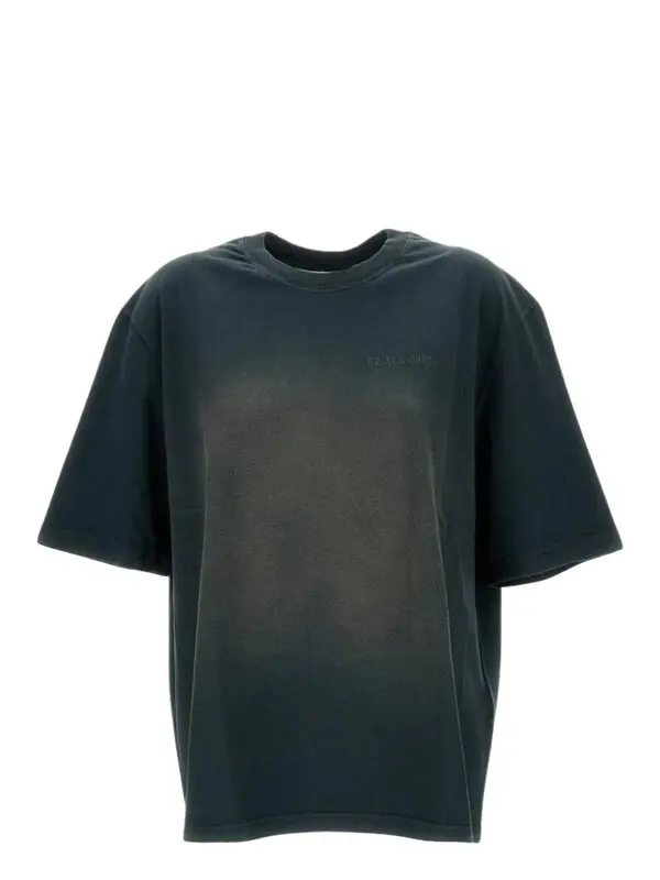 GOLDEN GOOSE Dyed Oversized Cotton T-shirt - Black