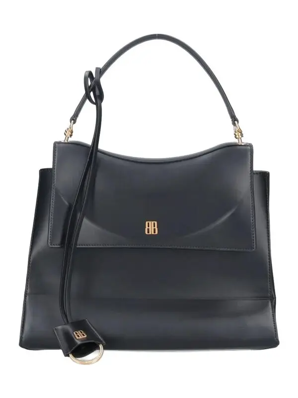 Balenciaga Mini Top Handle Handbag - Black