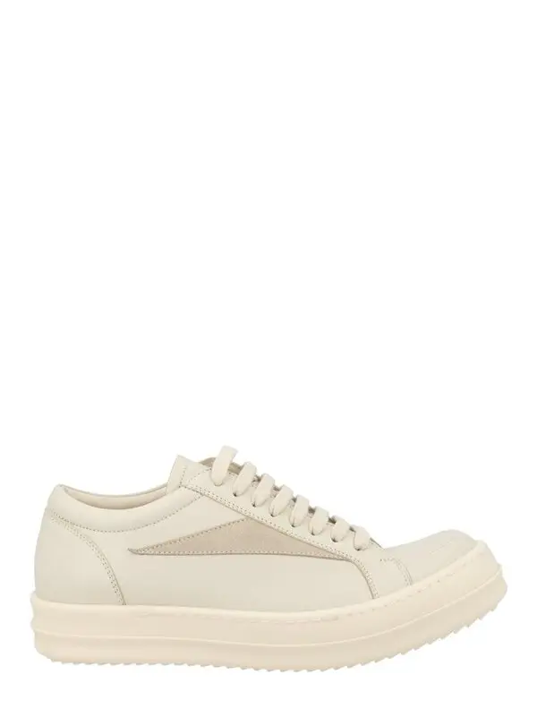 Rick Owens Leather Sneakers - White