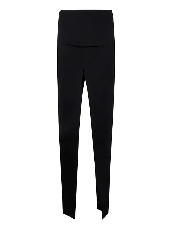 Rick Owens Double-slit Maxi Skirt - Black
