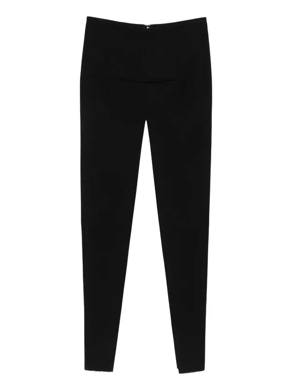Rick Owens Wool Maxi Skirt With Side Slit - Black