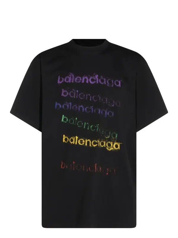 Balenciaga Oversized T-shirt - Black