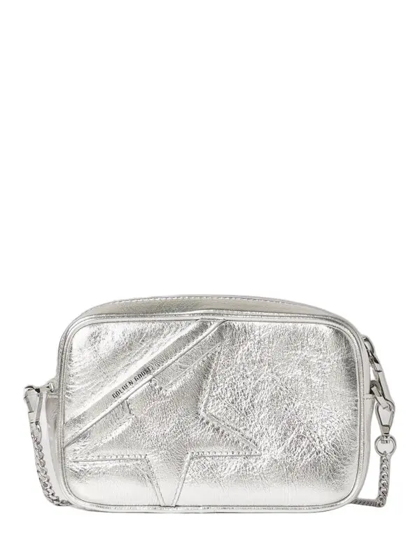 GOLDEN GOOSE Mini Star Crossbody Bag - Silver