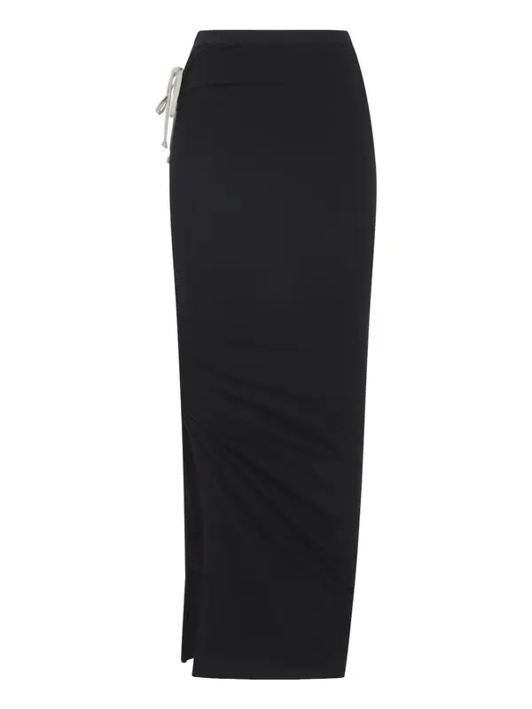 Rick Owens Edfu Knee Skirt - Black