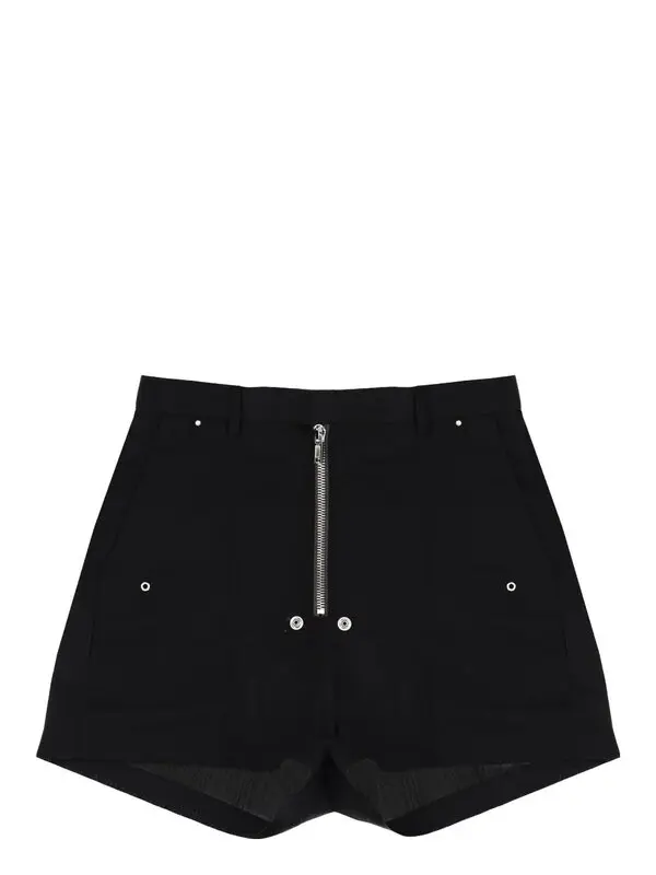 Rick Owens High-waisted Tailored Shorts - Black