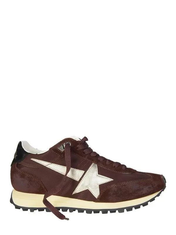 GOLDEN GOOSE Marathon Sneakers - Marrone