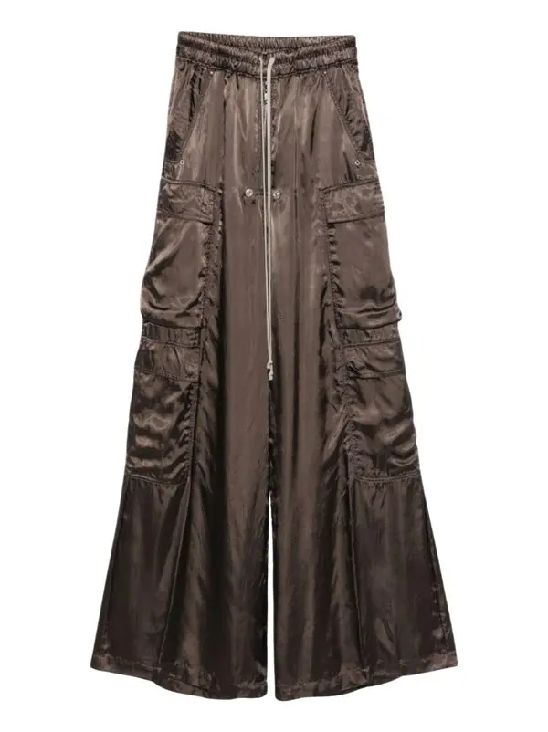 Rick Owens Elegant Drawstring Trousers - Brown