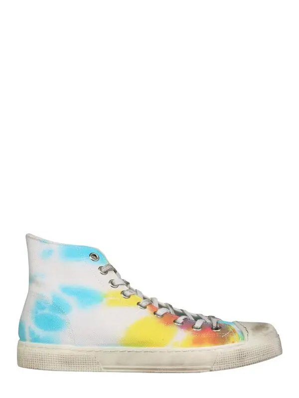 Givenchy X Jean Michel Tie-dye High-top Sneakers - Multicolour