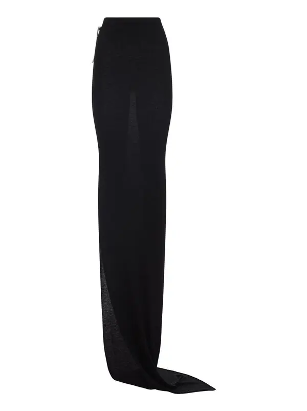Rick Owens Maxi Skirt - Black
