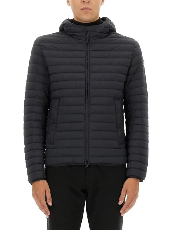COLMAR Hooded Lightweight Down Jacket - Black
