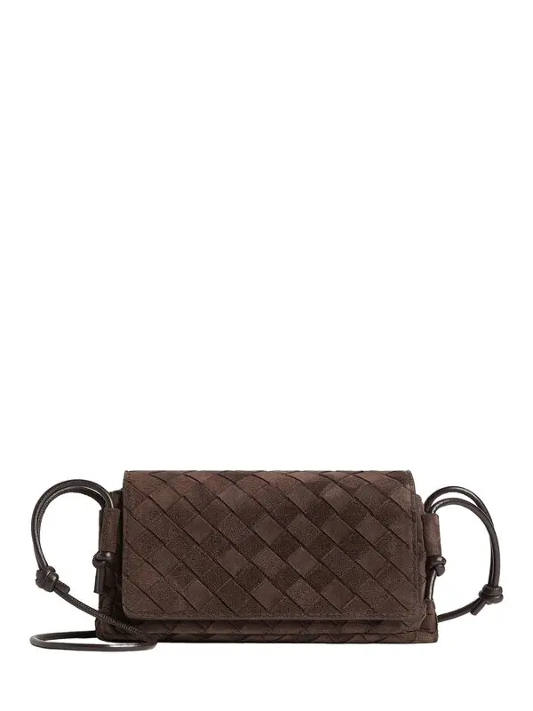 Bottega Veneta Intrecciato Mini Pouch - Brown