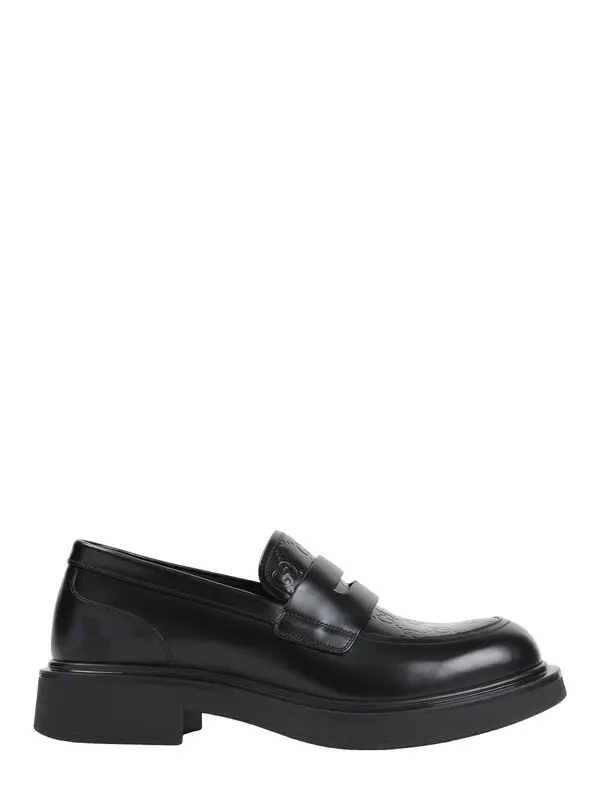 Gucci Enki Calf Leather Loafers - Black