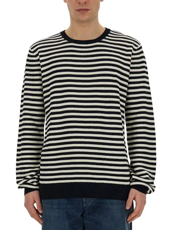 Dolce & Gabbana Striped Jersey With Crew Neck - Multicolour