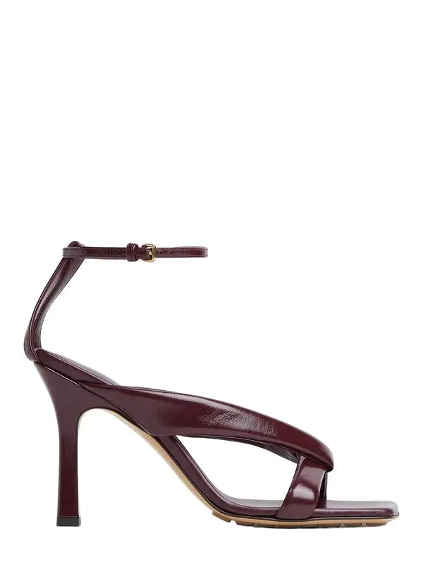 Bottega Veneta Elegant Riva Sandal - Barolo
