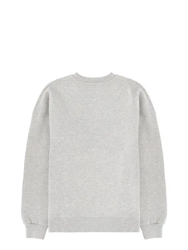 ROTATE BY BIRGER CHRISTENSEN Organic Cotton Crewneck Sweatshirt - Grey