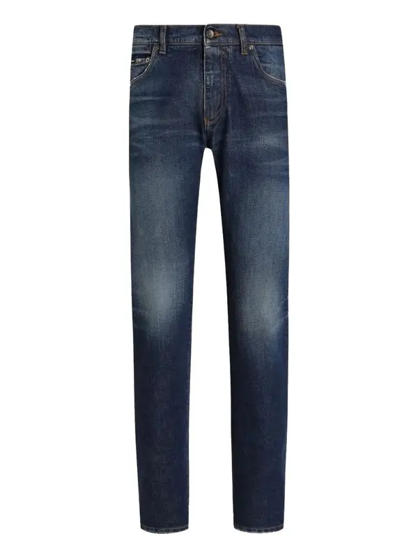 Dolce & Gabbana Painterly Design Jeans - Combcolour