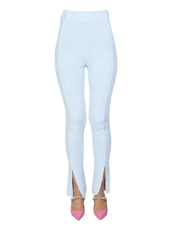 ROTATE BY BIRGER CHRISTENSEN High-waisted Leggings With Elastic Waistband - Azure