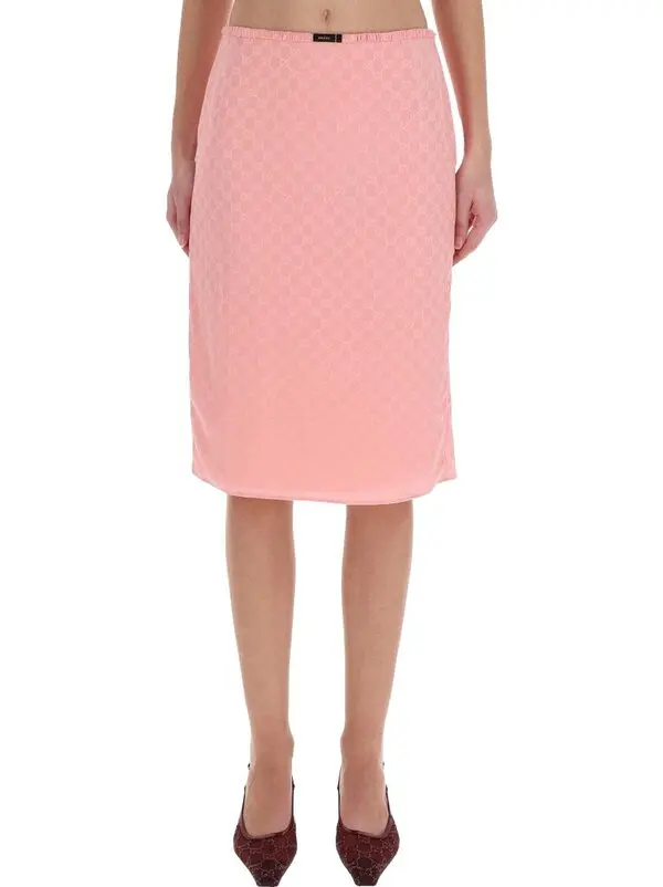 Gucci Silk Mini Skirt - Pink