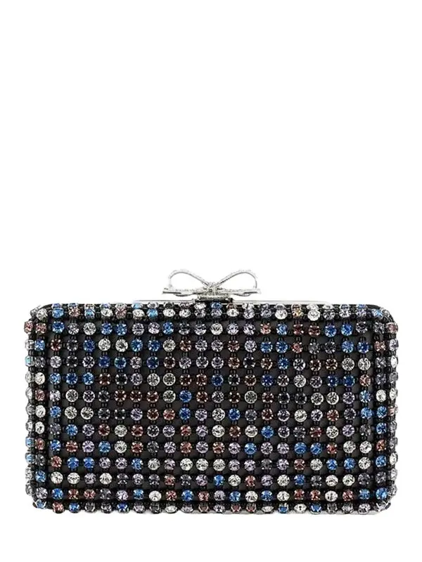 SELF-PORTRAIT Embellished Mini Crossbody Bag - Multi Coloured
