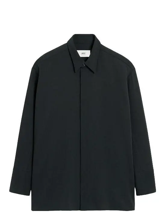 AMI Paris Long Shirt For Fw25 Collection - Anthracite