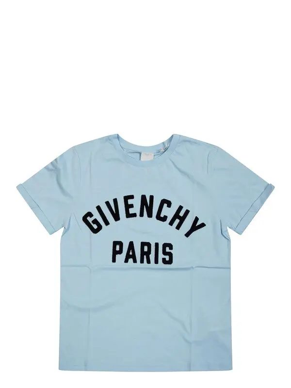 Givenchy Paris Logo T-shirt - Blu
