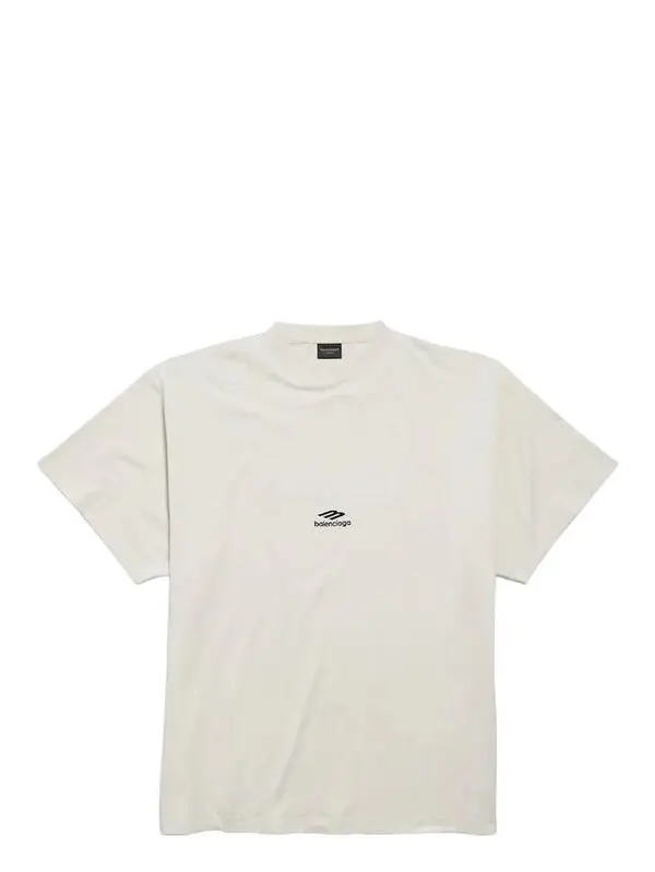 Balenciaga Bold Oversized T-shirt For - Whiteblack