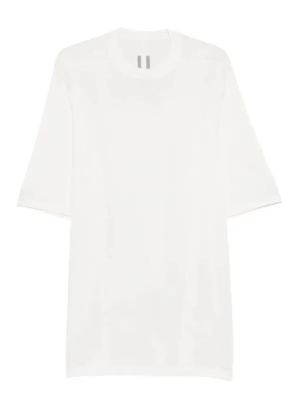 Rick Owens Short Sleeve Classic Cotton T-shirt Size - White