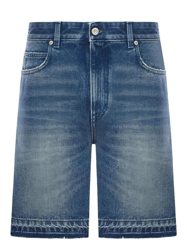 Loewe Tailored Denim Shorts - Mediumblue