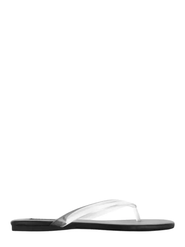 Senso Elegant Flat Leather Sandals - Black