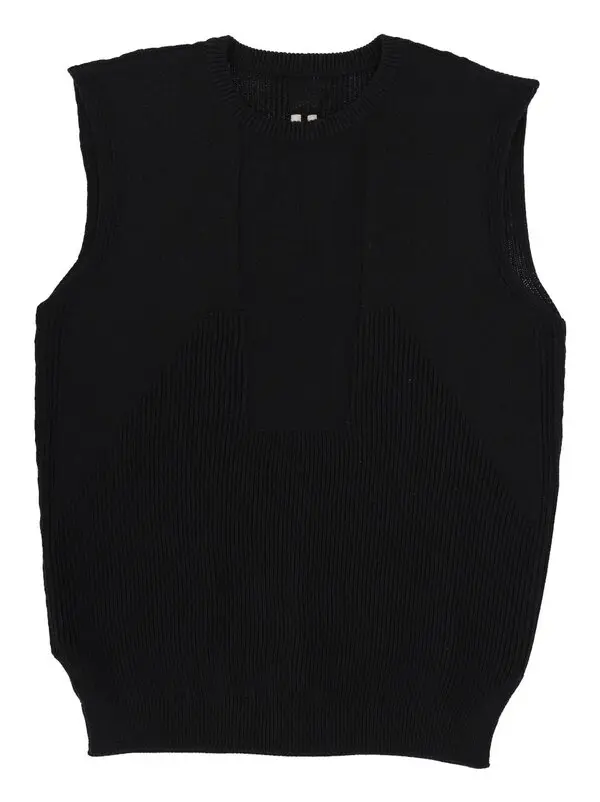Rick Owens Knitted Vest - Black