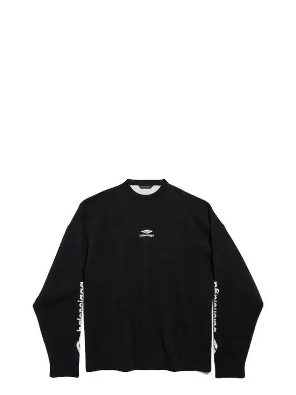 Balenciaga Sleek Ski Crewneck For - Chocolate