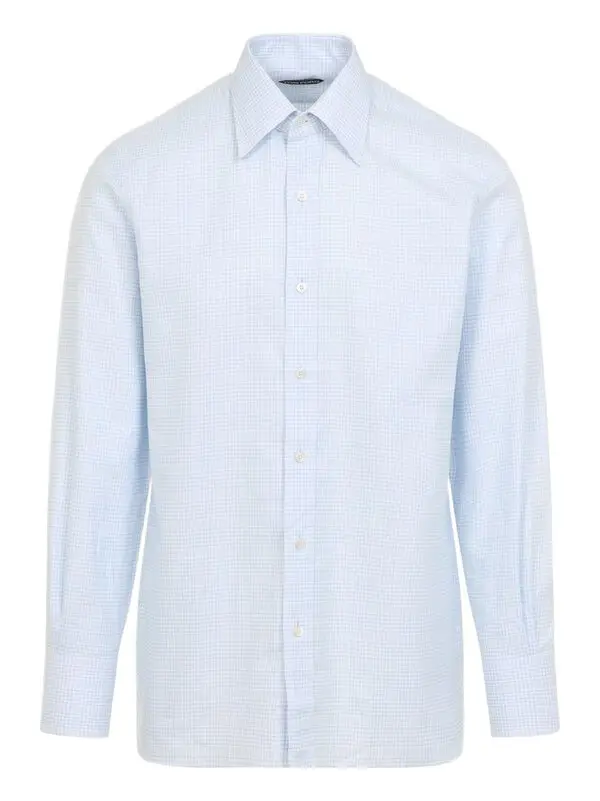 TOM FORD Cotton Shirt For - Blue