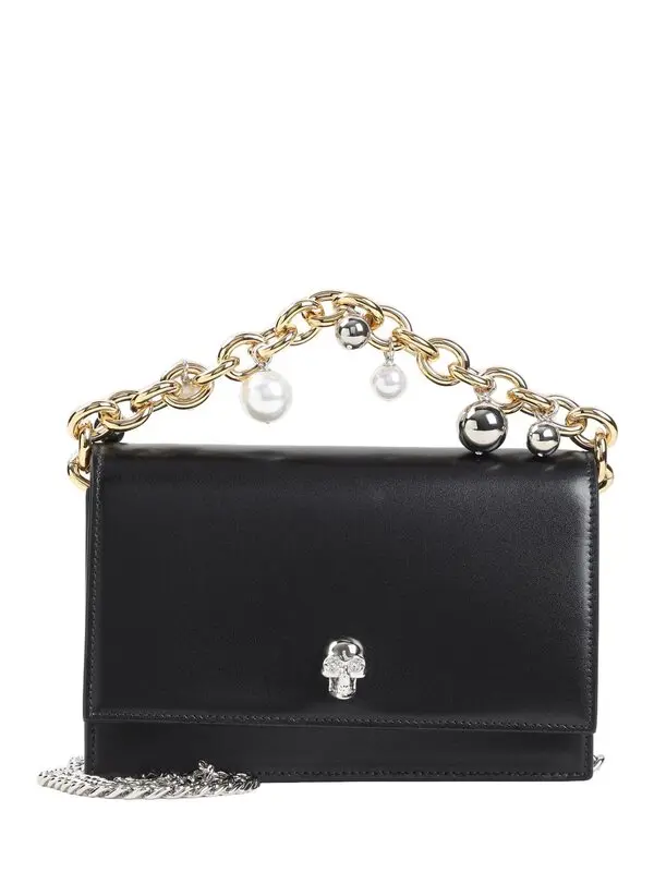 Alexander McQueen Small Skull Clutch - Black