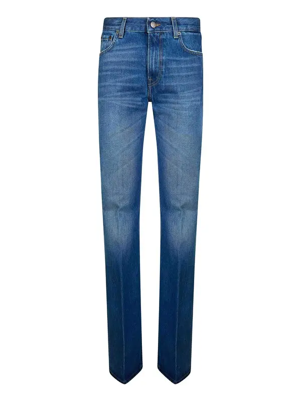 HAIKURE Flora Denim Jeans - Blu