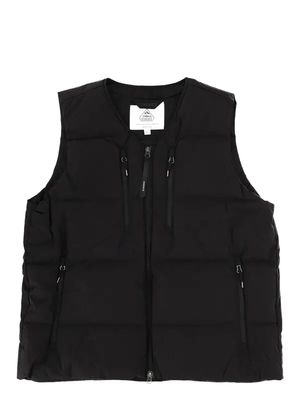 Pyrenex Zip-up Sleeveless Down Gilet - Black