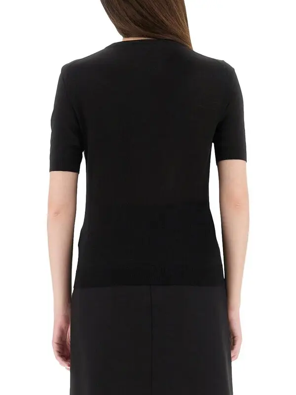 Versace Logo Top - Black
