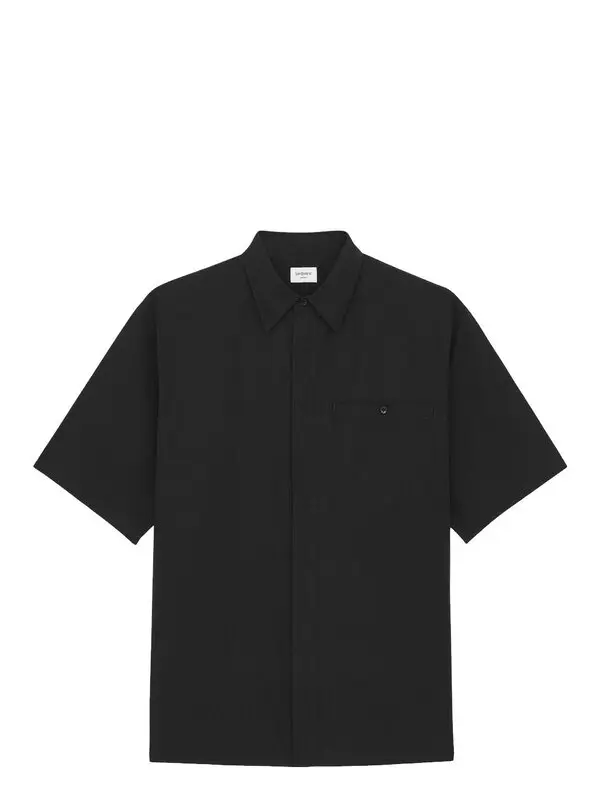 Saint Laurent Stylish Long Sleeve Shirt - Black