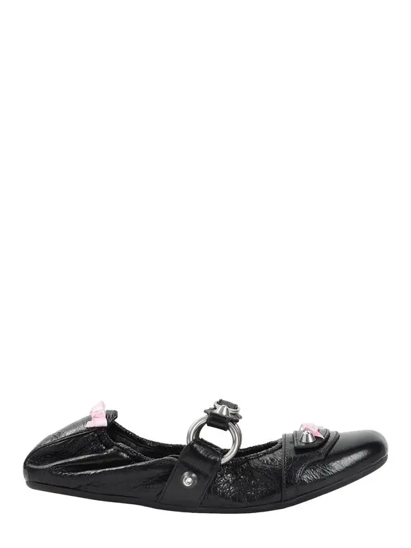 Balenciaga City Mary Jane Flats - Black