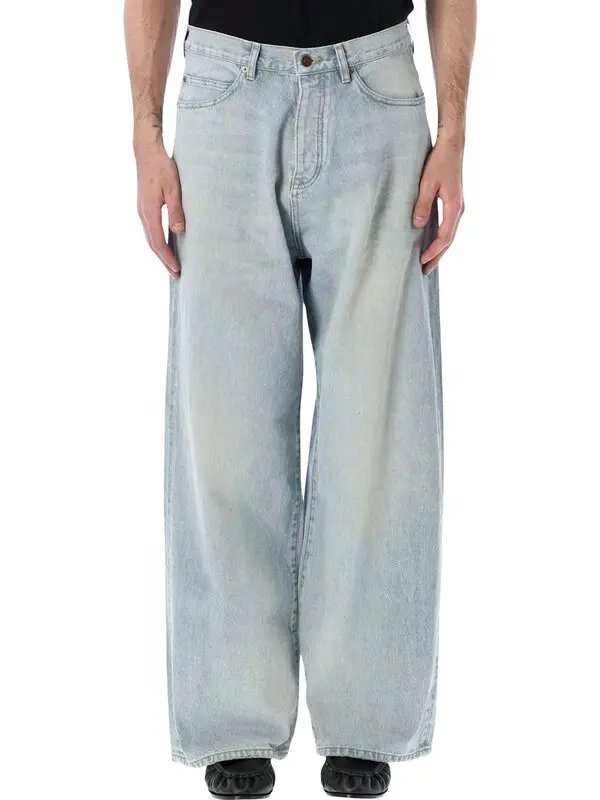 Balenciaga Classic Cotton Jeans - Blue