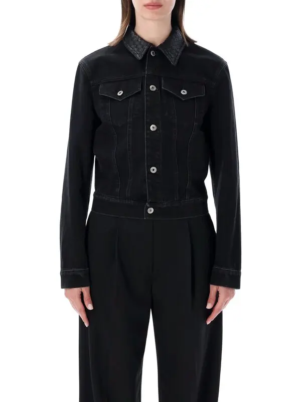 Bottega Veneta Elegant Cotton Coat - Black