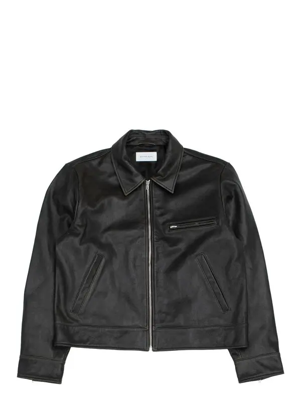 BERNER KUHL Lightweight Leather Zip-up Jacket - 009