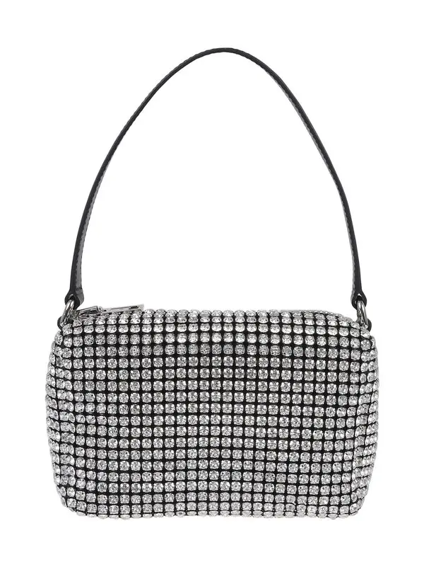 Alexander Wang Rhinestone Embellished Pouch Handbag - 100
