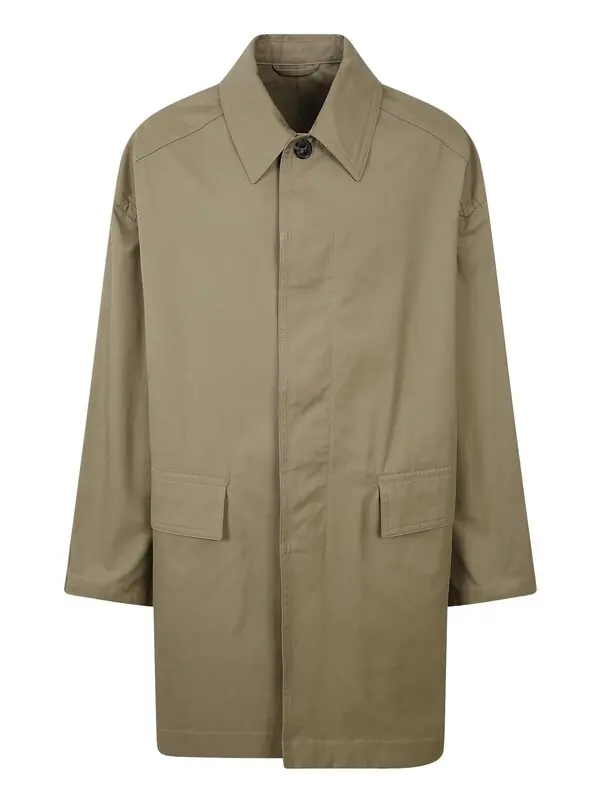 Dries Van Noten Khaki Cotton Blend Jacket - Cam