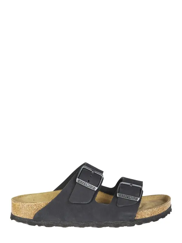 BIRKENSTOCK Classic Two-strap Buckled Sandals - Nero