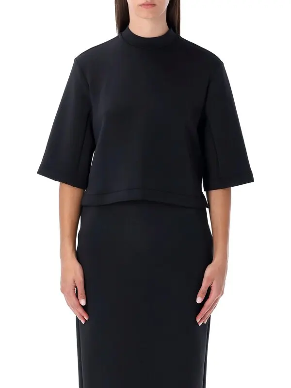 MONCLER X EDWARD ENNINFUL Neoprene T-shirt - Black