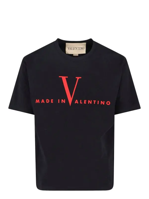 Valentino Garavani Made In Regular Fit T-shirt - Black